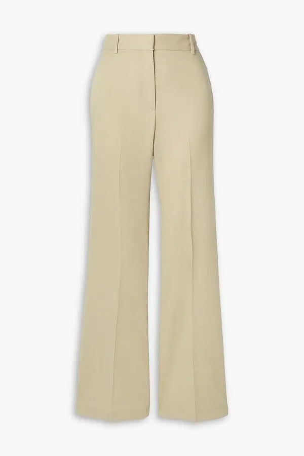 NILI LOTAN Arielle Wool-twill Flared Pants