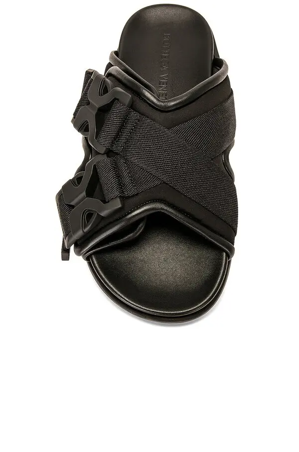 Bottega Veneta Slide Sandal - Black