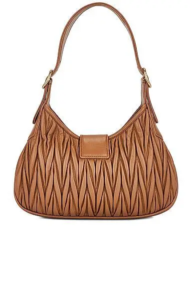 miu miu バッグ Miu Miu Madras Goatskin Zip Black Nero Convertible Tote Bag