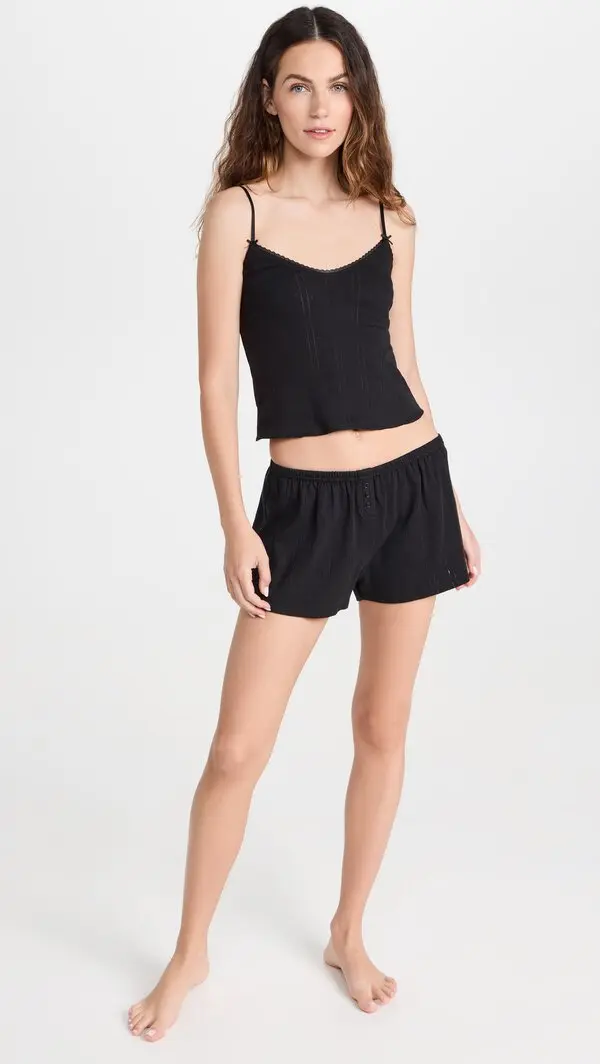 COUCOU The Shorts: Pointelle