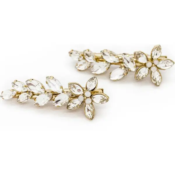 Brides & Hairpins Sona Set Of 2 Hair Clips - Gold