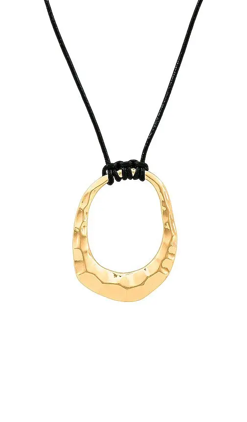 Ettika Hammered Pendant Necklace