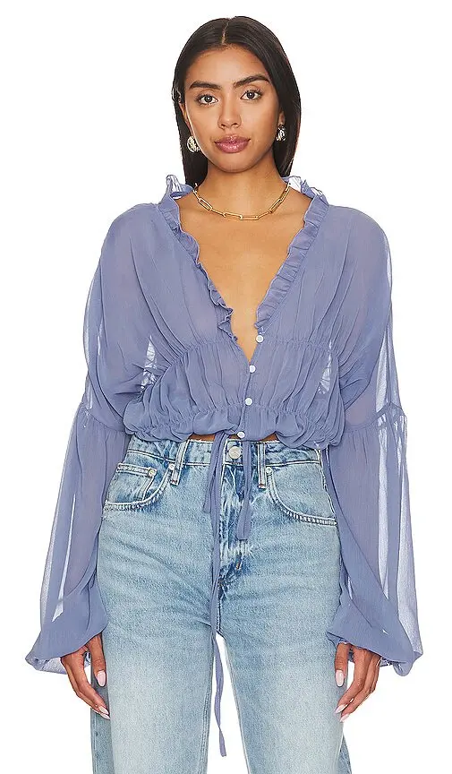 SNDYS. Bali Top - Periwinkle