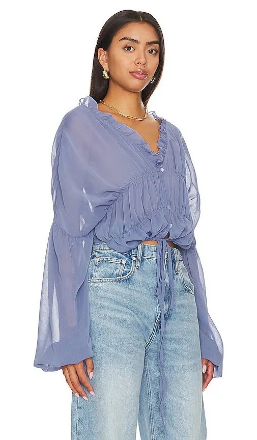 SNDYS. Bali Top - Periwinkle