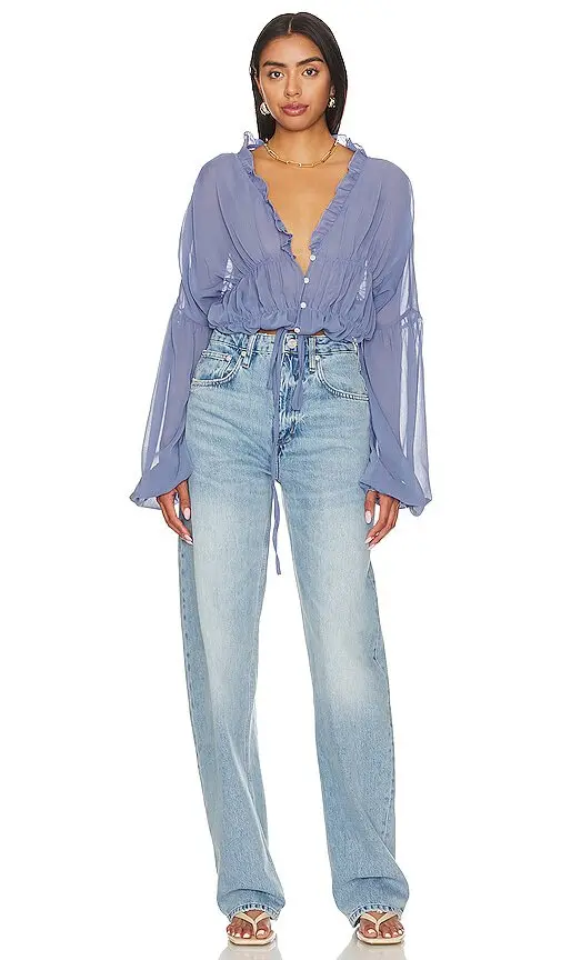 SNDYS. Bali Top - Periwinkle