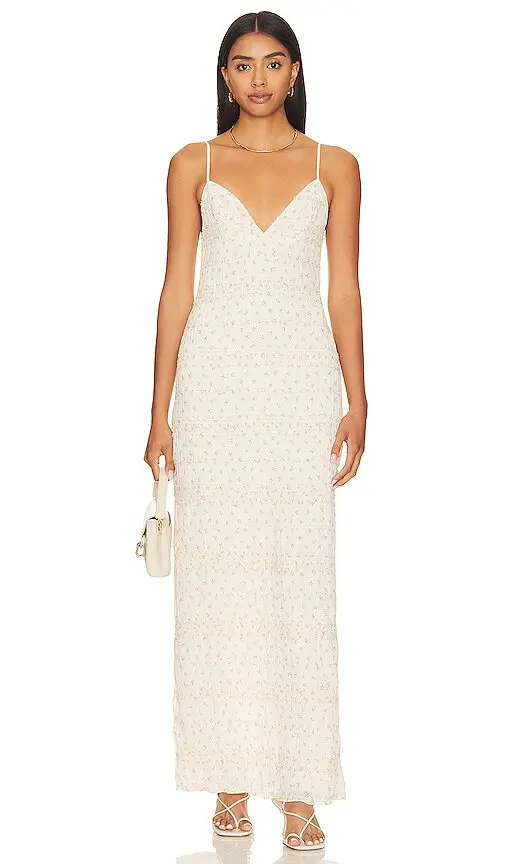 CAMILA COELHO Skye Maxi Dress In Ivory