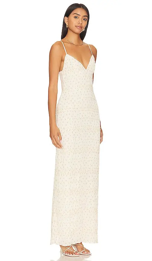 CAMILA COELHO Skye Maxi Dress In Ivory