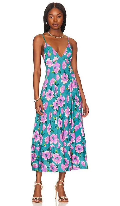 free people blue flowy dress Dixie Maxi Dress by free-est at Free People in Grey, Size: XS