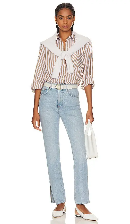 GRLFRND Harlow Petite High Rise Bootcut Jeans