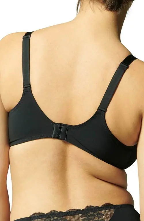 Simone Perele Reve Sheer Underwire 3d Plunge Bra - Black