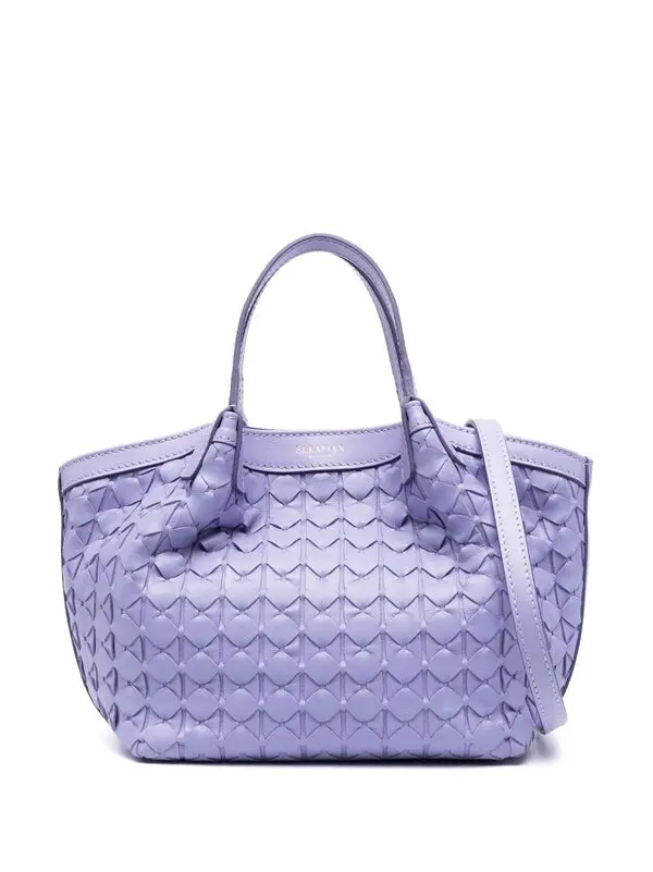 SERAPIAN Mini Secret Mosaico Handbag - Purple