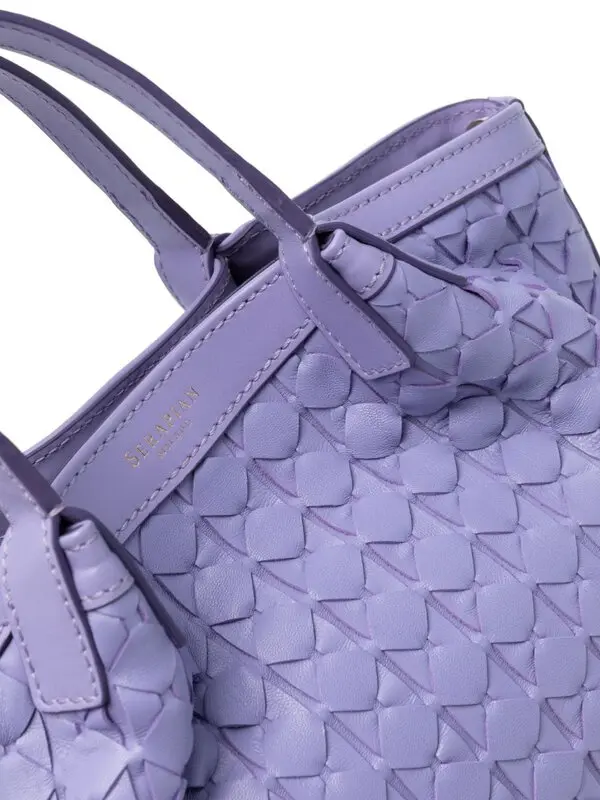 SERAPIAN Mini Secret Mosaico Handbag - Purple