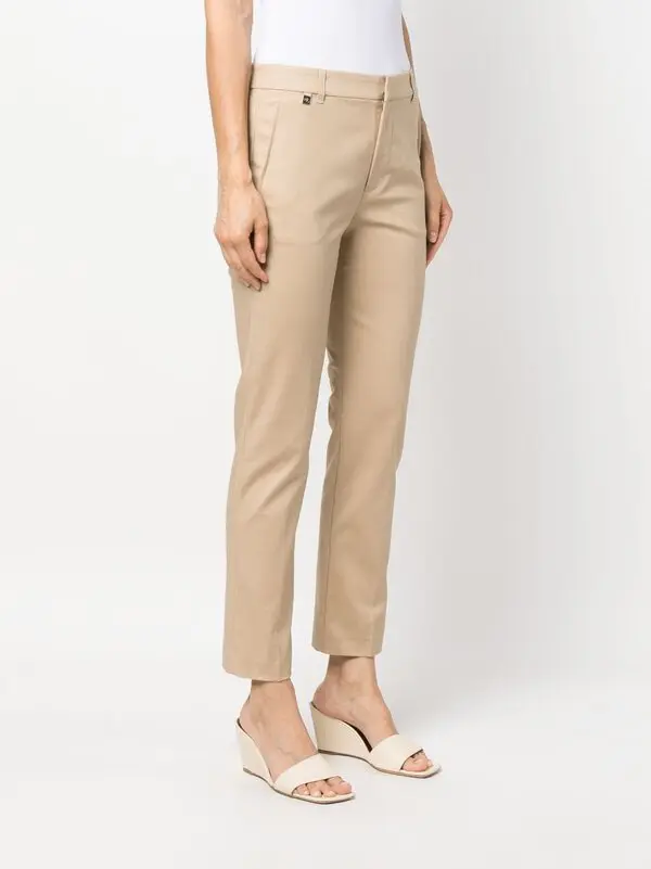 Ralph Lauren Lakythia Slim-fit Trousers - Neutrals