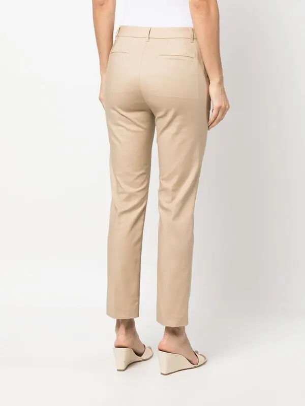 Ralph Lauren Lakythia Slim-fit Trousers - Neutrals