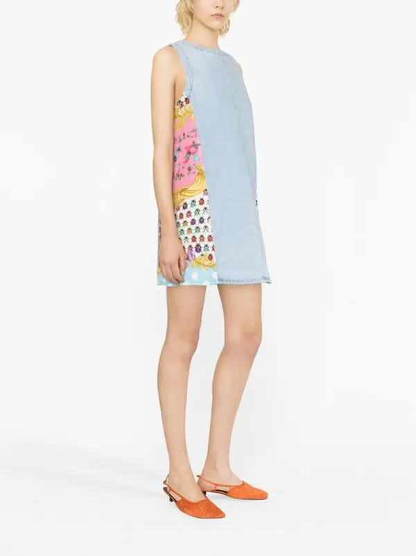 dua lipa denim dress Versace X Dua Lipa Denim Mini Dress In Blue - 60% Off