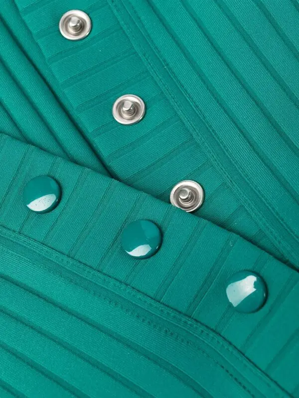ERES Ribbed Scoop-back Swimsuit - Green