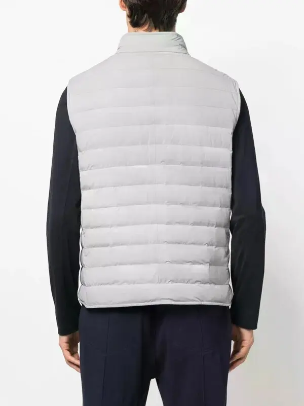 Brunello Cucinelli Quilted Down Gilet - Grey