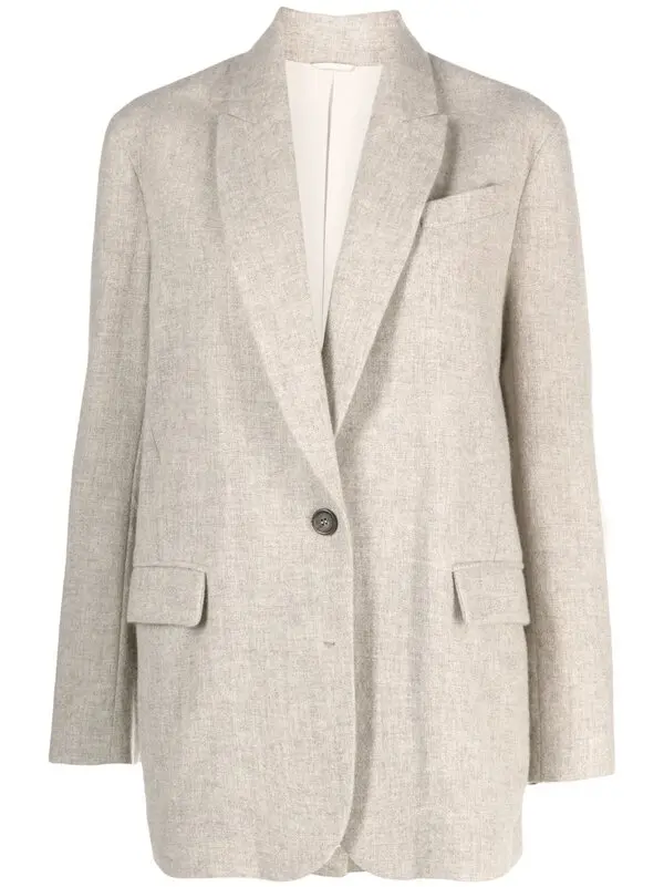 Brunello Cucinelli Single-breasted Button-fastening Blazer