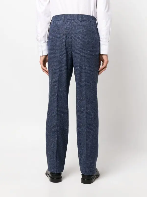 Brunello Cucinelli Dart-detailored Tweed Tailored Trousers