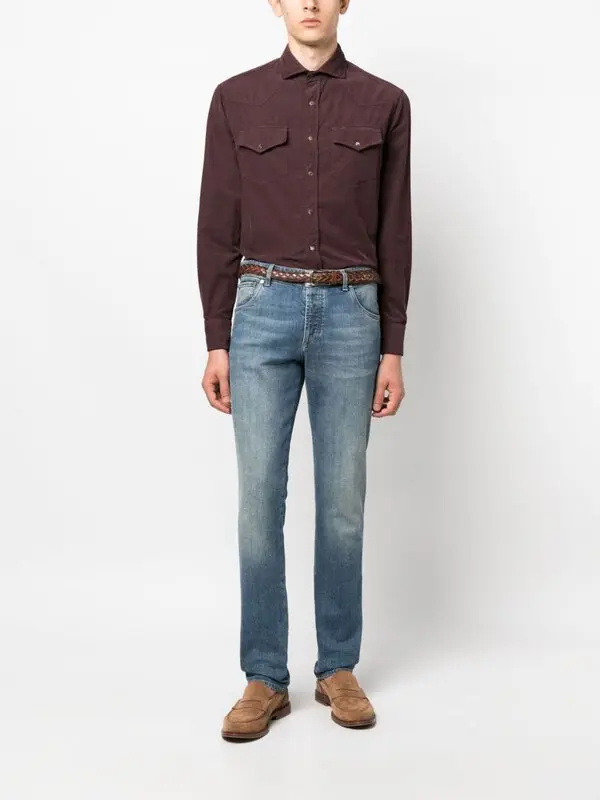 Brunello Cucinelli Button-up Cotton Shirt