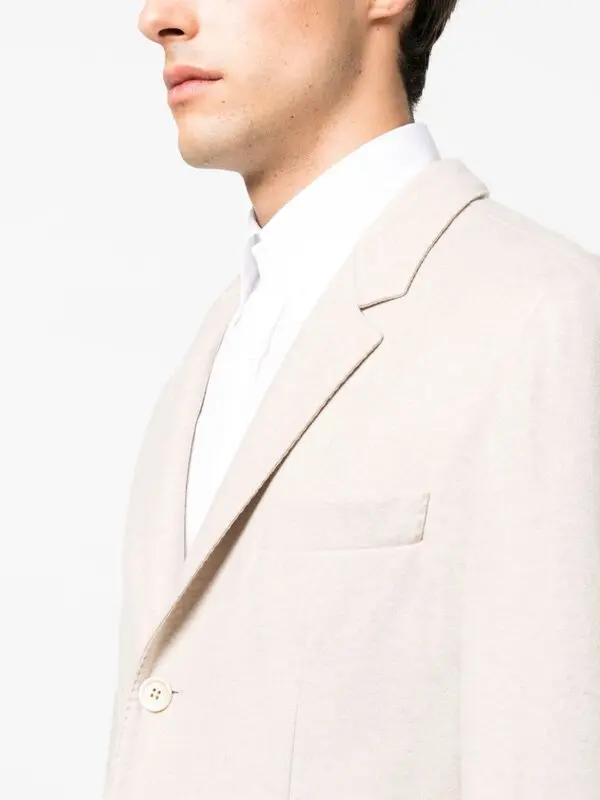 Brunello Cucinelli Single-breasted Cashmere Jersey Blazer