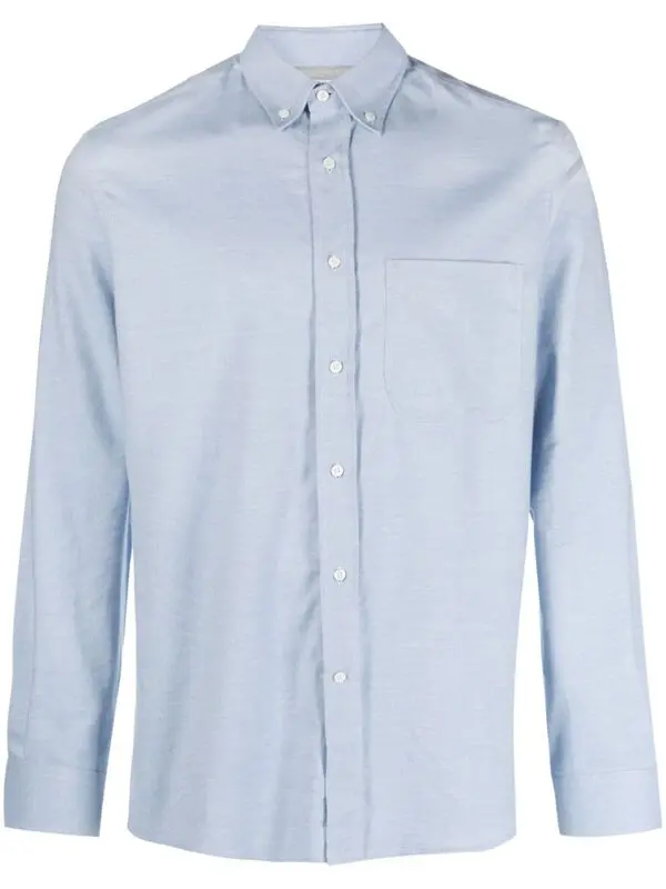 Brunello Cucinelli Long-sleeve Cotton Shirt