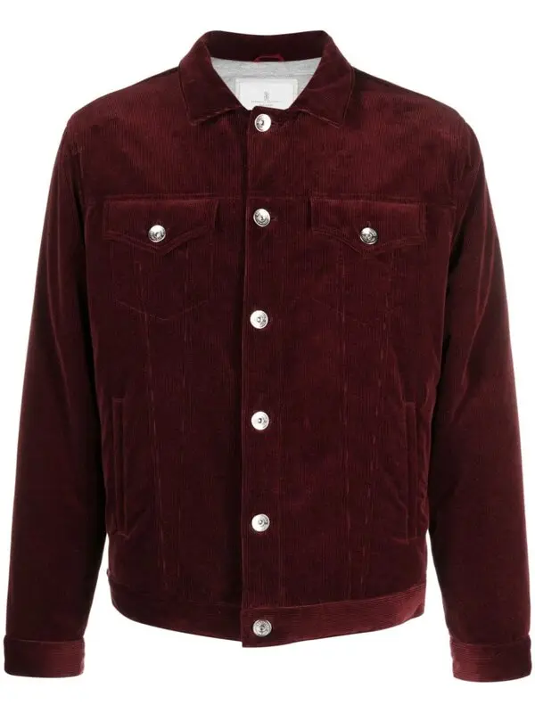 Brunello Cucinelli Corduroy Padded Shirt Jacket