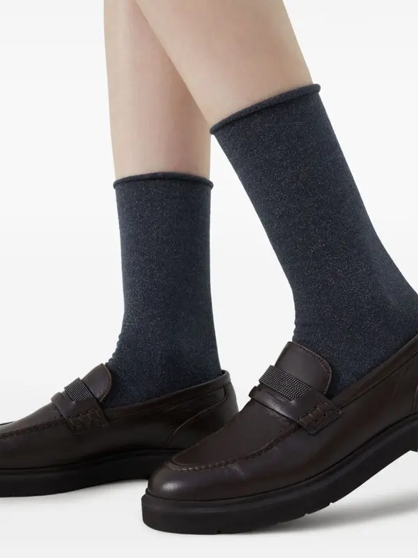 Brunello Cucinelli Cashmere-blend Ankle Socks
