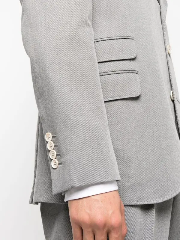 Brunello Cucinelli Single-breasted Cotton Blazer