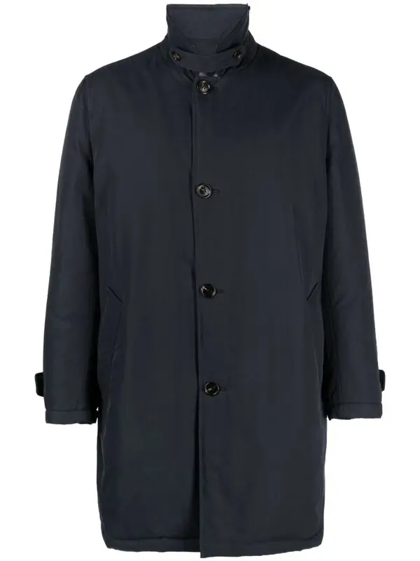 Brunello Cucinelli Single-breasted Cotton-blend Coat