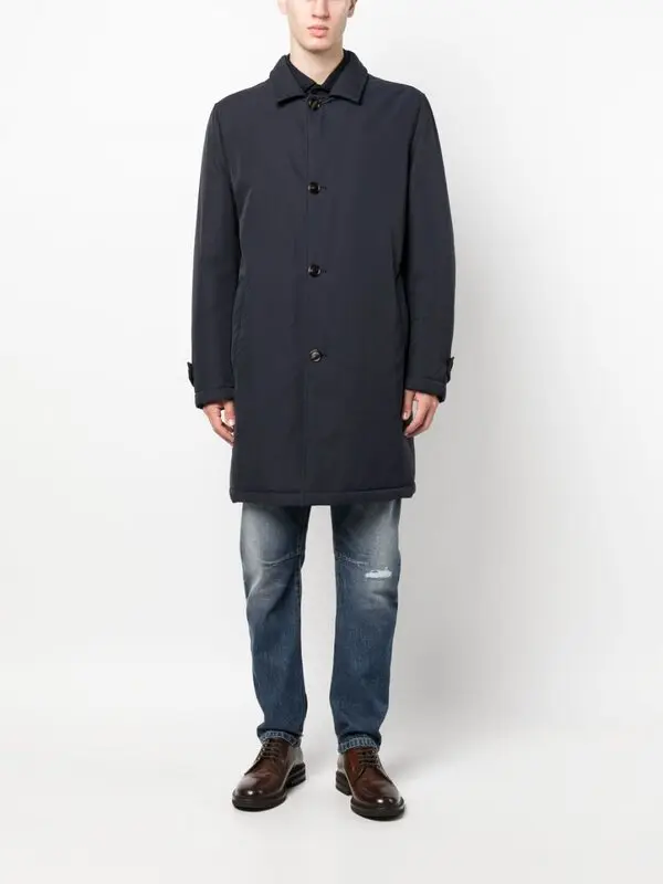 Brunello Cucinelli Single-breasted Cotton-blend Coat