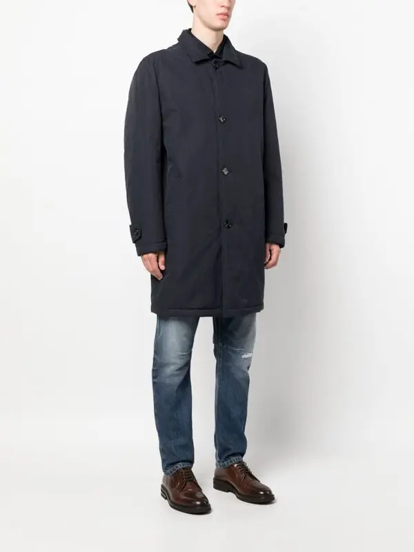 Brunello Cucinelli Single-breasted Cotton-blend Coat