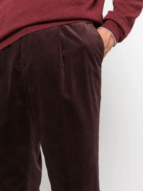 Brunello Cucinelli Corduroy Cropped Trousers