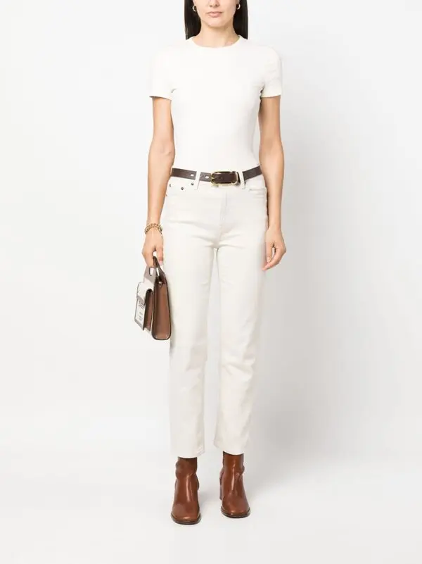 Ralph Lauren Alli Knitted T-shirt - Neutrals