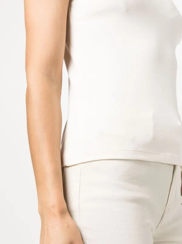 Ralph Lauren Alli Knitted T-shirt - Neutrals