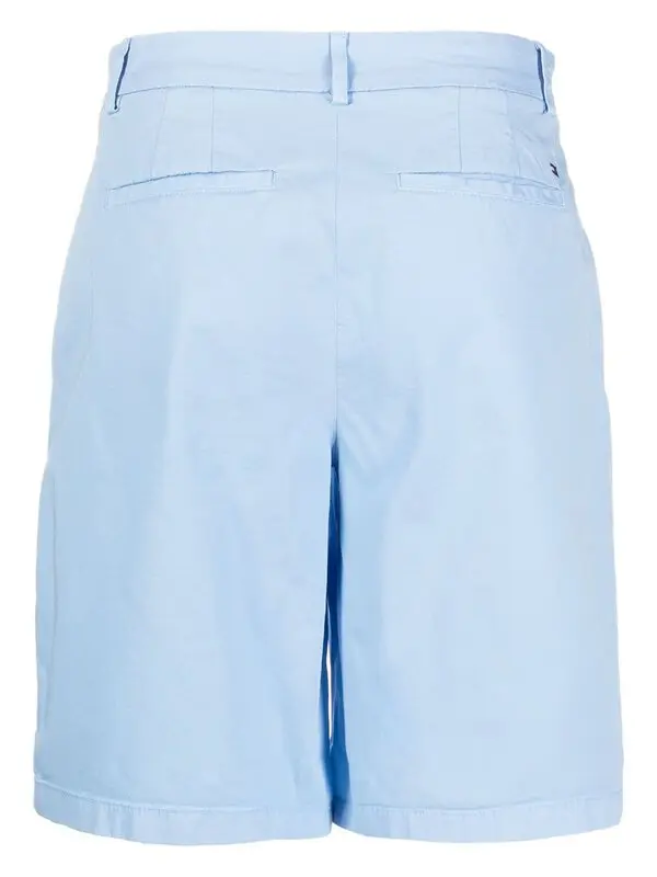 Tommy Hilfiger Embroidered Logo Cotton-lyocell Blend Shorts