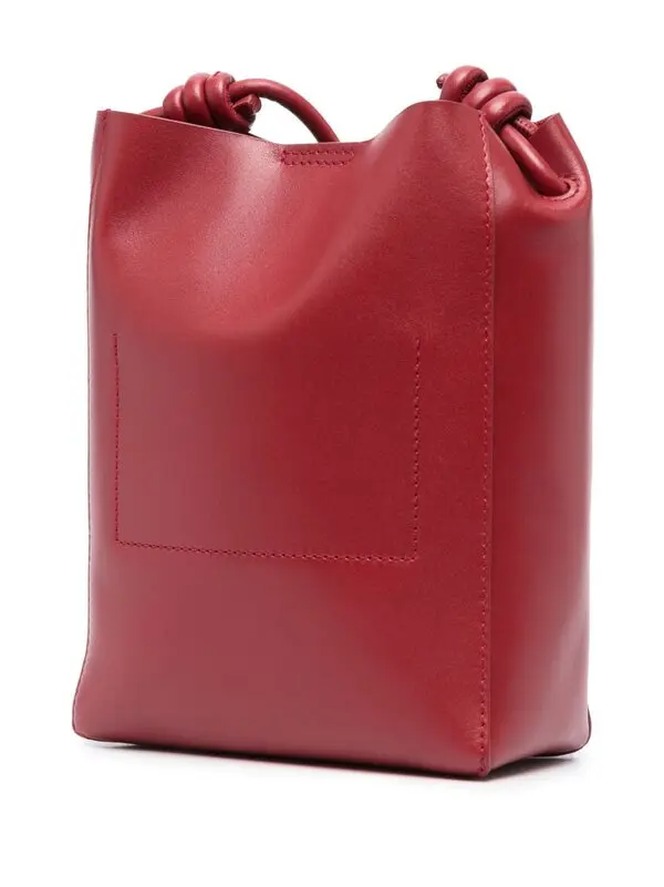 JIL SANDER Giro Leather Crossbody Bag - Red