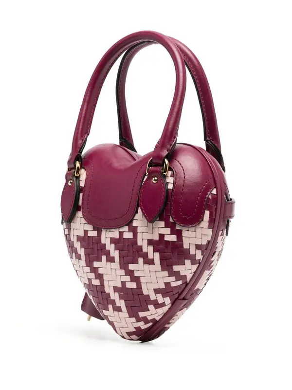 Moschino Heart-shape Leather Bag