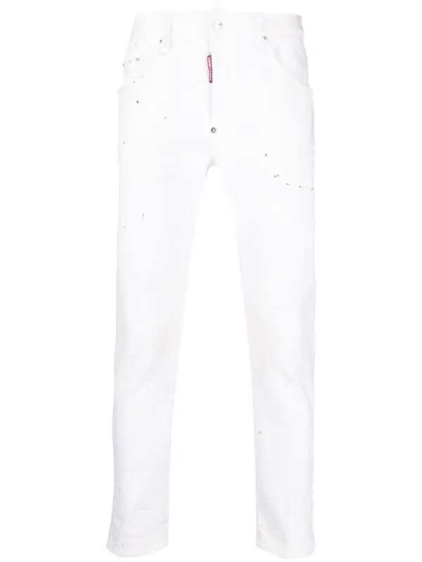 Dsquared2 Skater Skinny Jeans - White