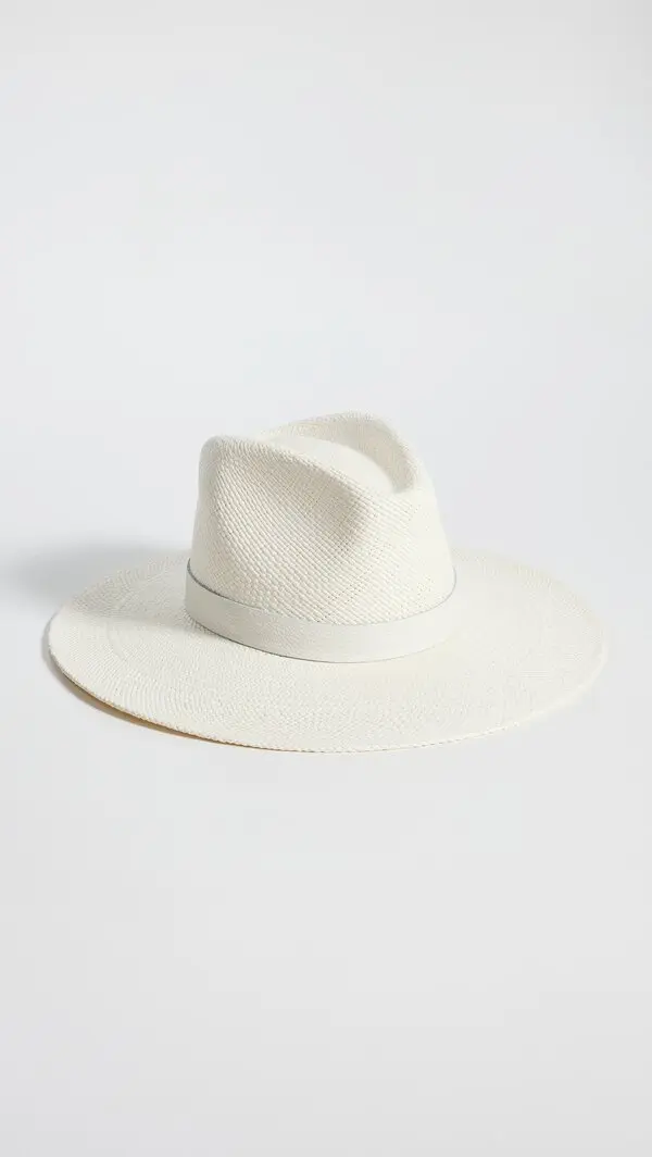 Brixton Harper Panama Straw Hat - Panama White
