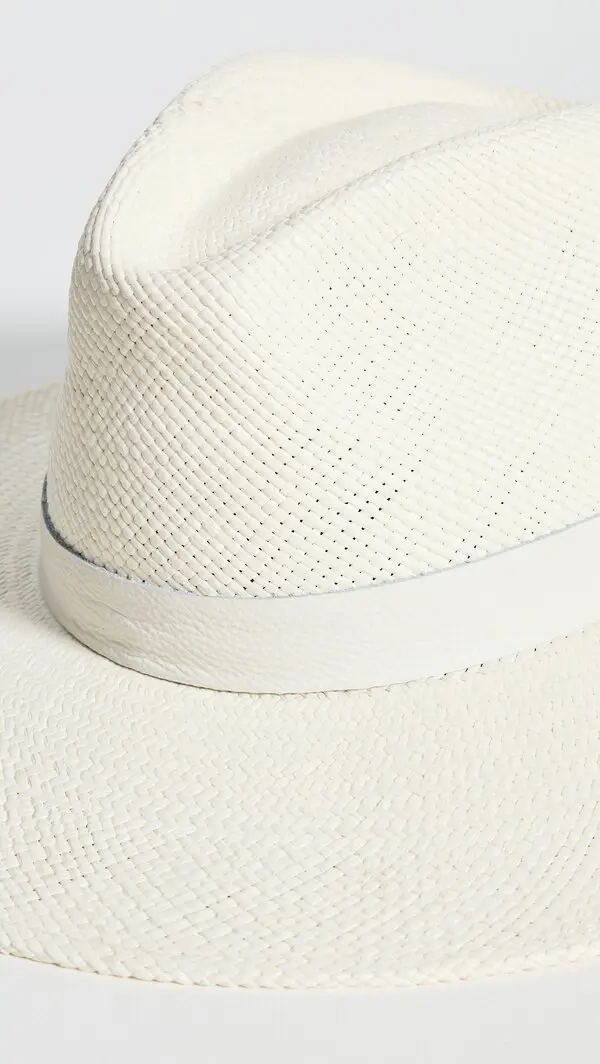 Brixton Harper Panama Straw Hat - Panama White