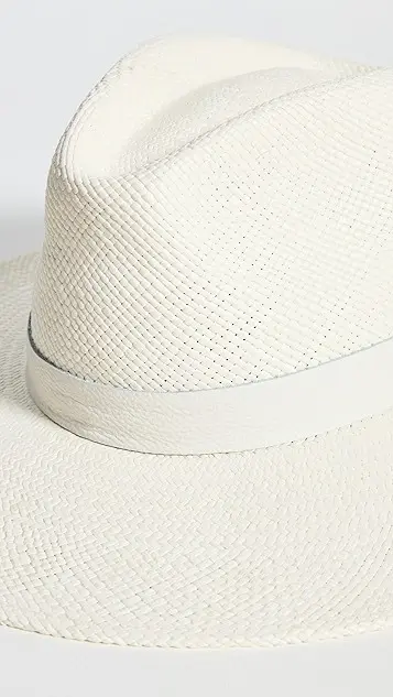 Brixton Harper Panama Straw Hat - Panama White
