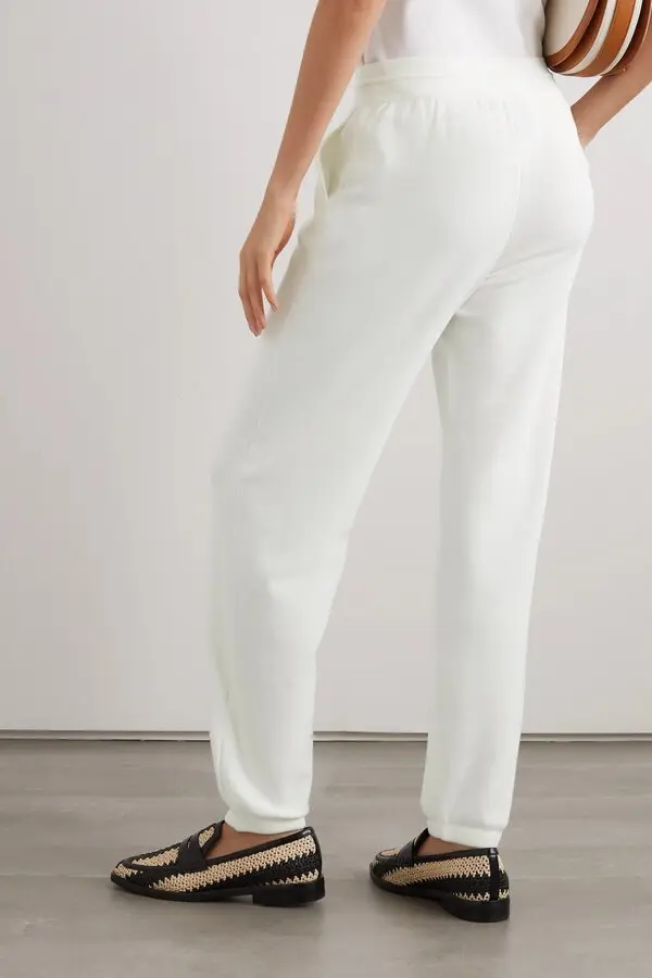 Loro Piana Paraggi Cotton Tapered Track Pants