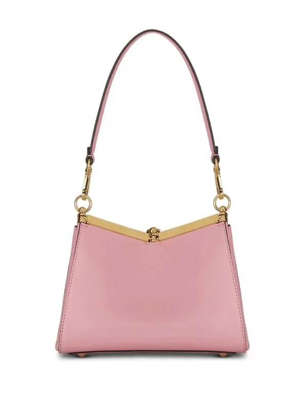 Etro Vela Leather Shoulder Bag - Pink