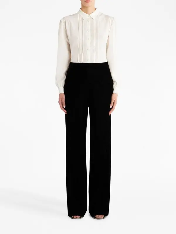 Etro Velvet Straight-leg Trousers