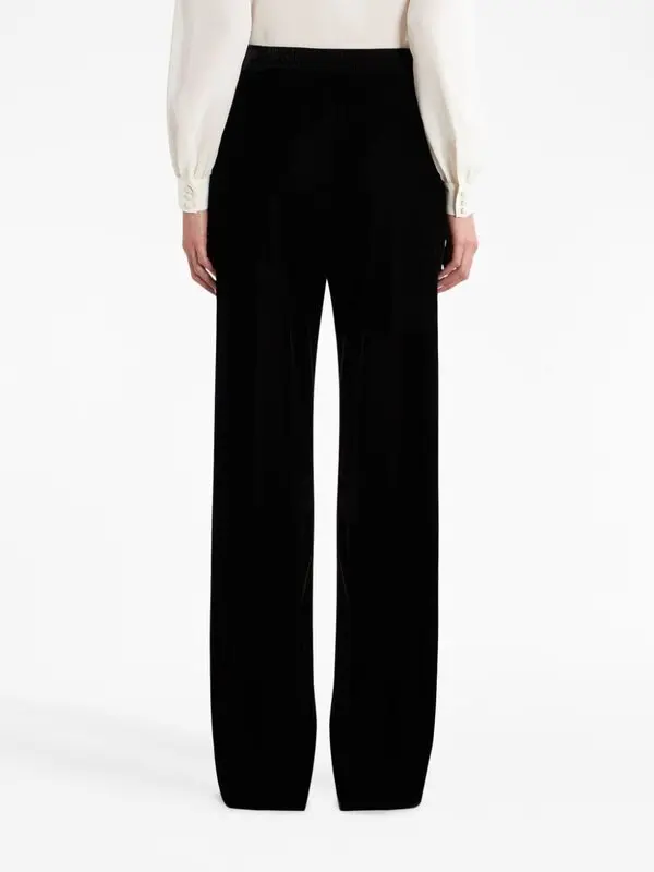 Etro Velvet Straight-leg Trousers