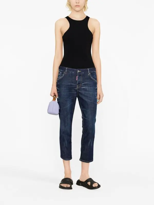Dsquared2 Low-rise Cropped Jeans
