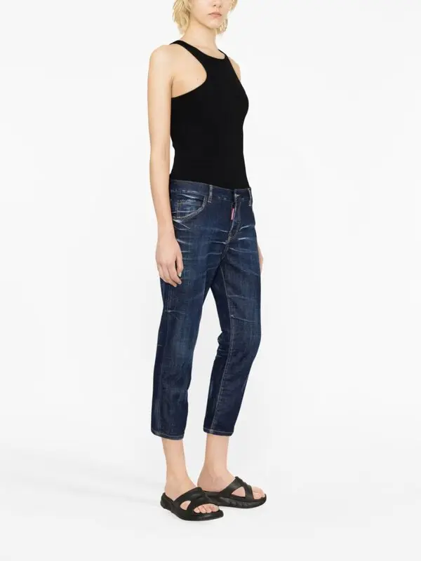 Dsquared2 Low-rise Cropped Jeans