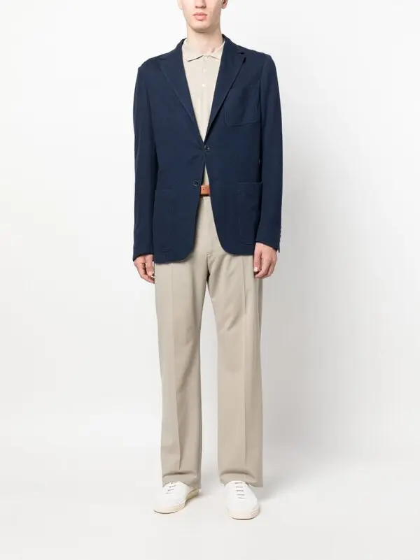 Canali Single-breasted Jersey Blazer
