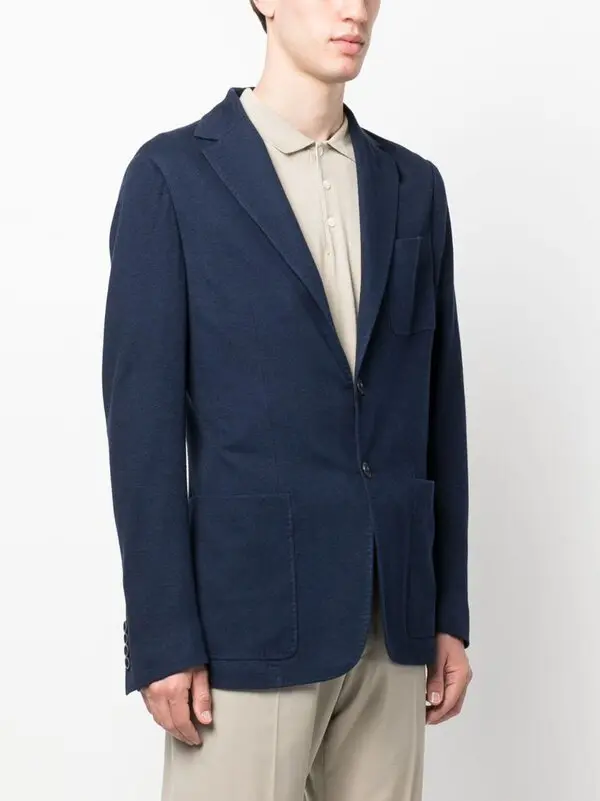 Canali Single-breasted Jersey Blazer